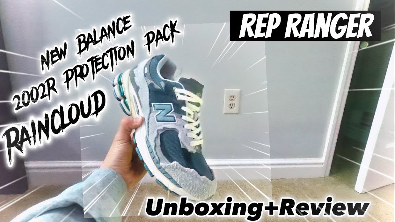 NEW BALANCE 2002r UNBOXING+REVIEW Protection pack raincloud (4K) - YouTube