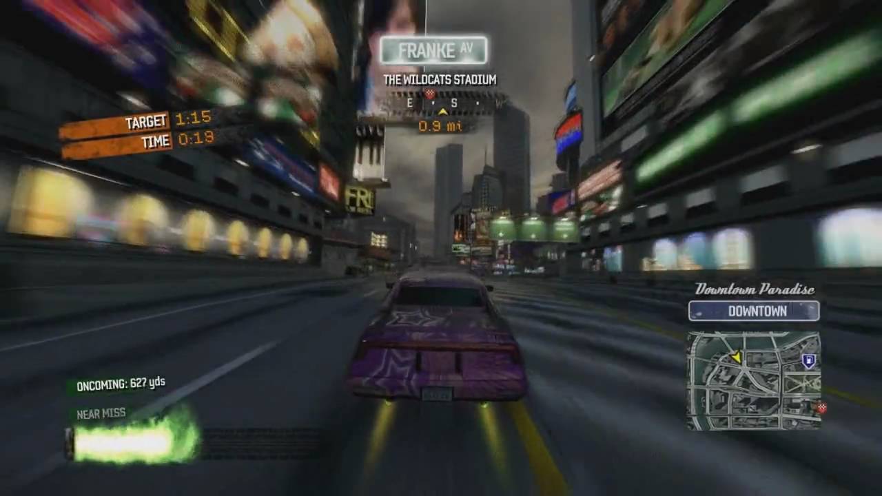Burnout Paradise burning route guides-Hunter Vegas - YouTube