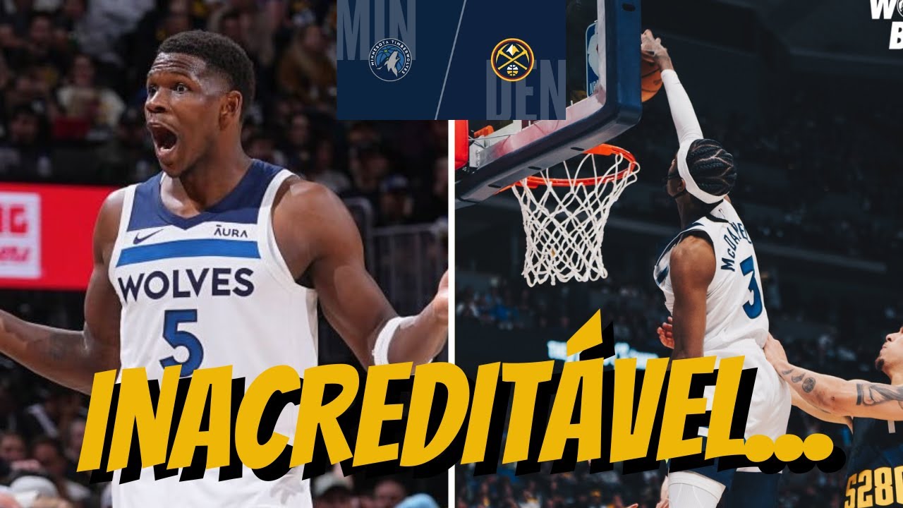 Wolves AMASSA o Denver com atuação defensiva ABSURDA !! / Wolves vs ...