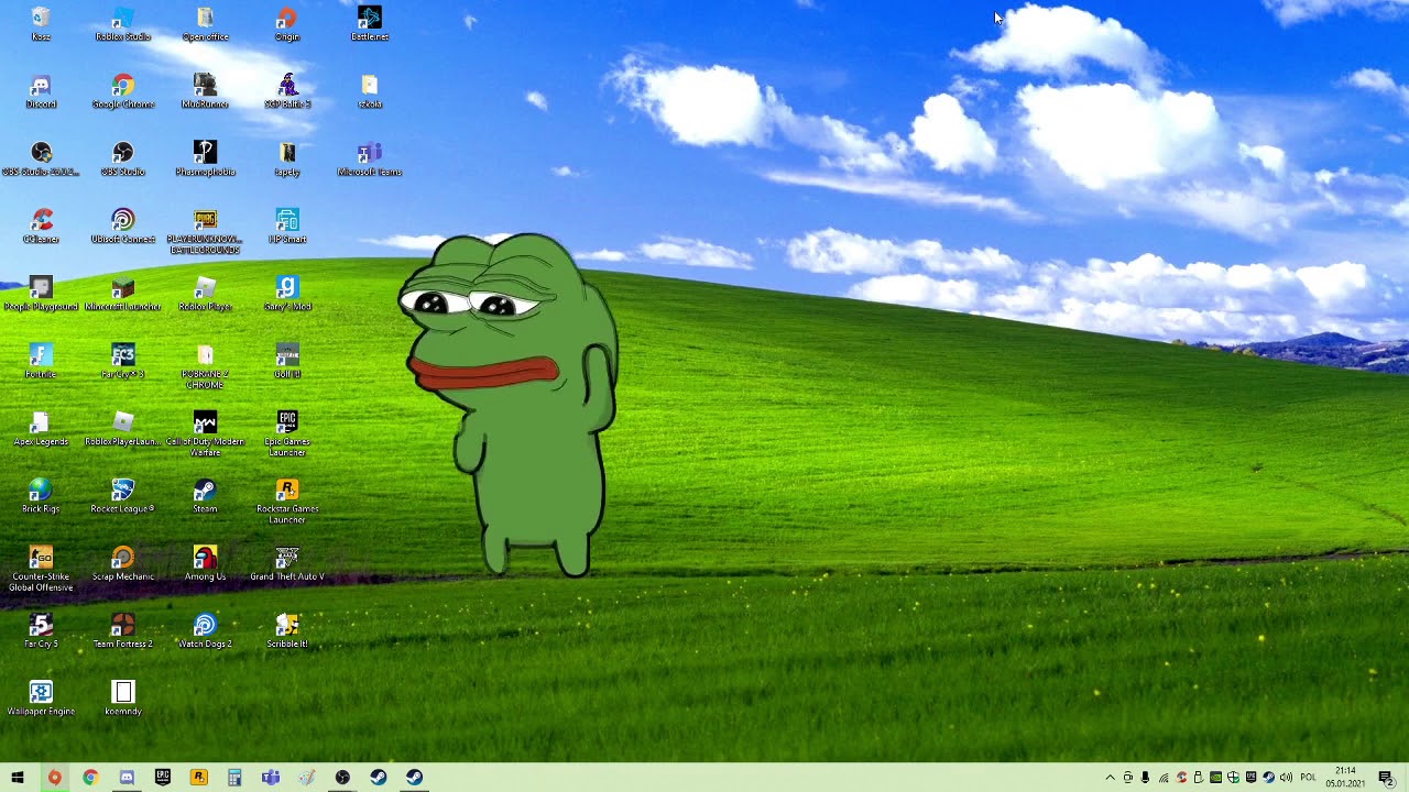 pepe dancing in windows - YouTube