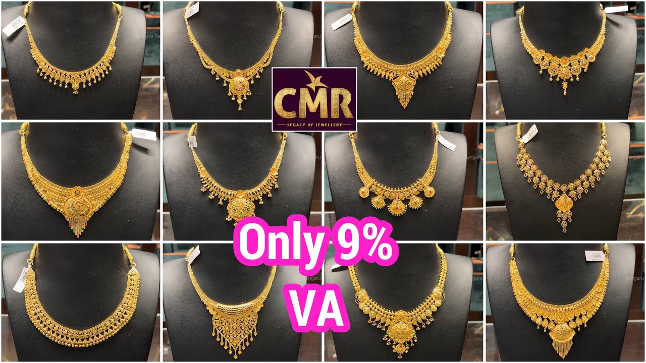 Lightweight necklaces | Turkey model necklaces | only 9% VA 😱 | CMR ...