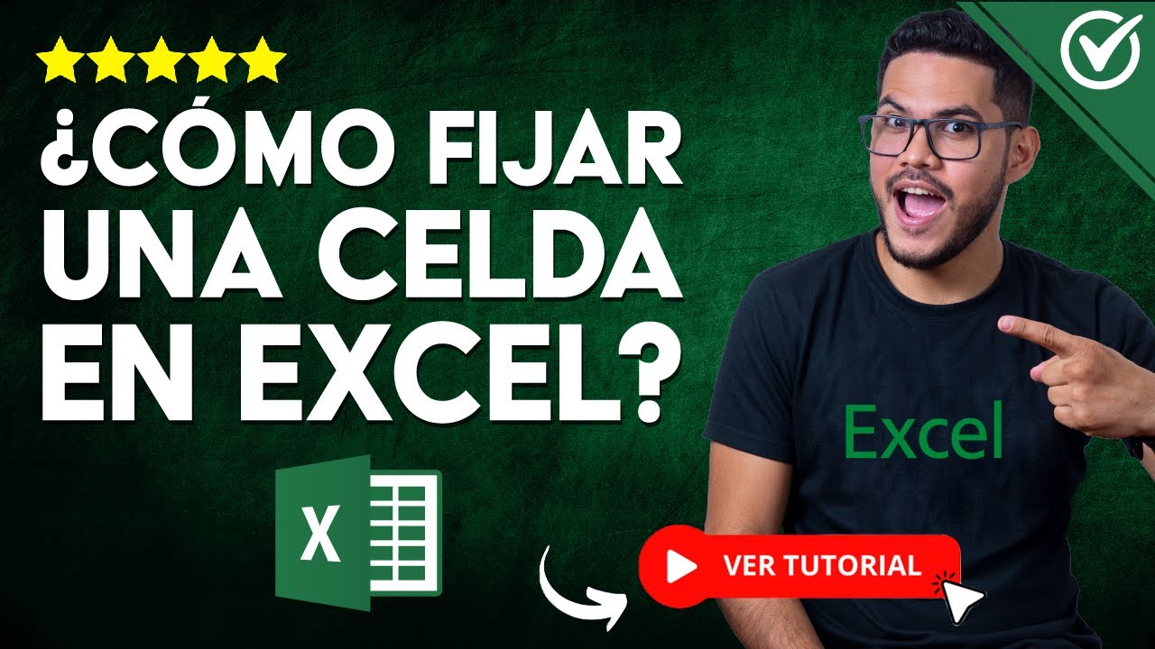 Cómo FIJAR UNA CELDA en Excel | 📊 Bloquear o Inmovilizar Filas y ...