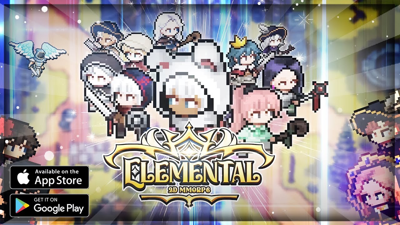 Un NOUVEAU MMORPG sans GACHA ET LOOT BOX ! Elemental: 2D MMORPG iOS ...