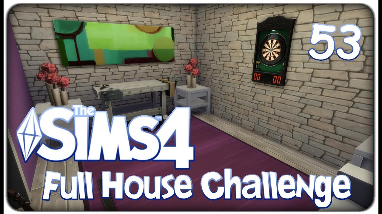 Sims 4 Full House Challenge - Part 53 | Endlich ein Hobbykeller - YouTube