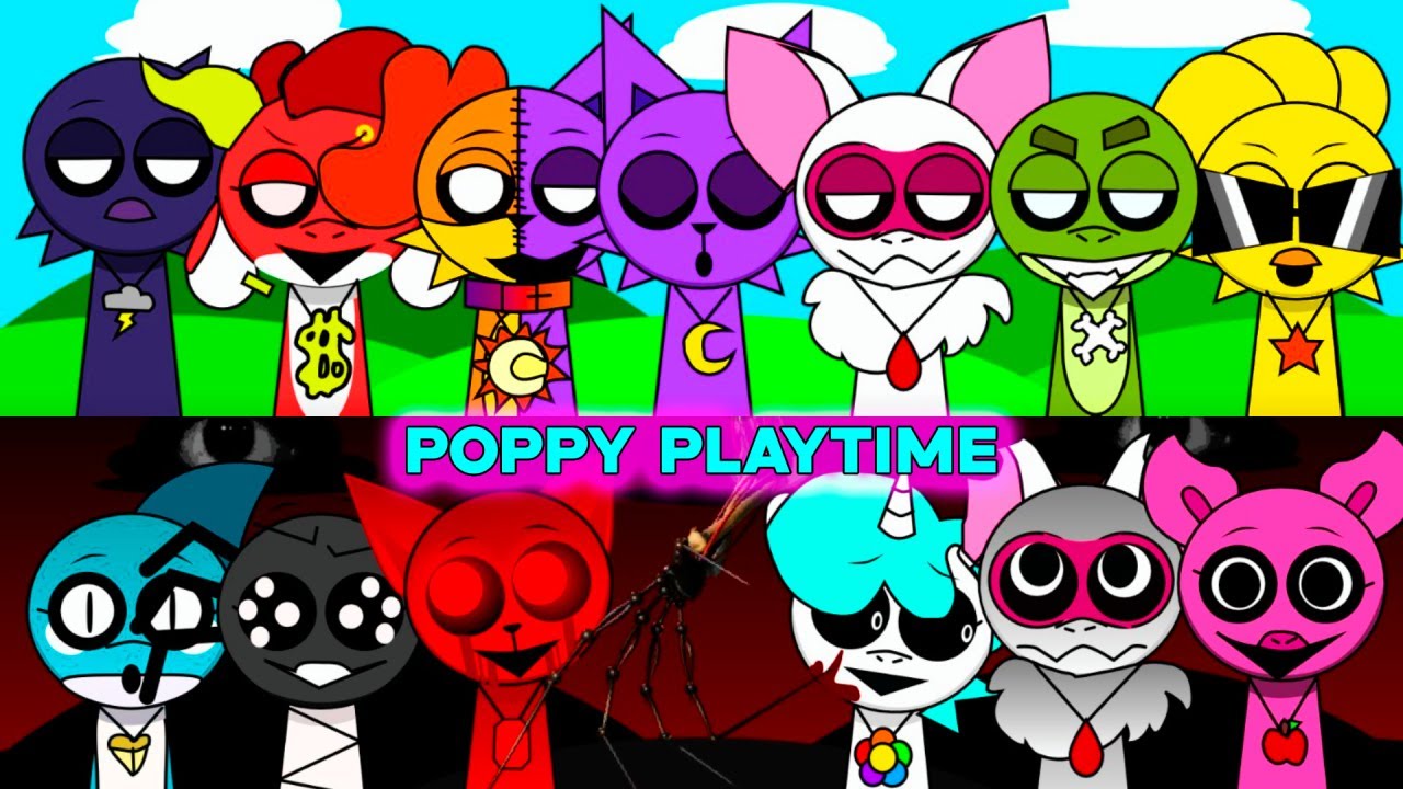 NEW Incredibox Sprunk vs Sprunki Poppy Playtime REAL battle - YouTube