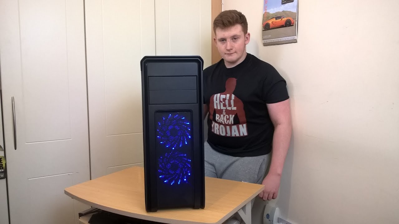 GameMax Falcon Gaming PC Case Unboxing and Overview - YouTube