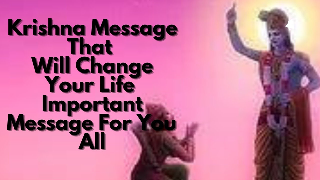 Krishna Message That Will Change Your Life || 😇 Message For You All ...