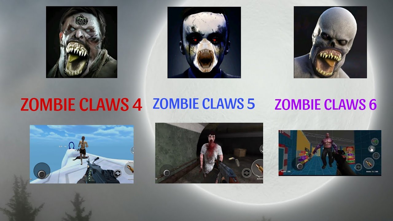 Zombie Claws 4,5,6 NEW UPDATES Full Game Playthrough - YouTube