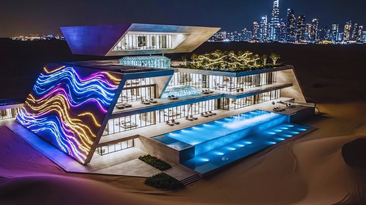 Step Inside Dubai's $400M Hyper-Modern Ultra Mansion | Kinetic ...