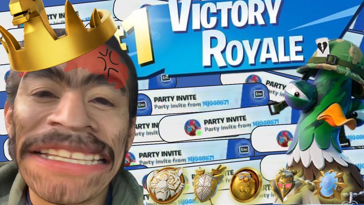 Fortnite Streamer takes FAT L after getting invite spammed - YouTube