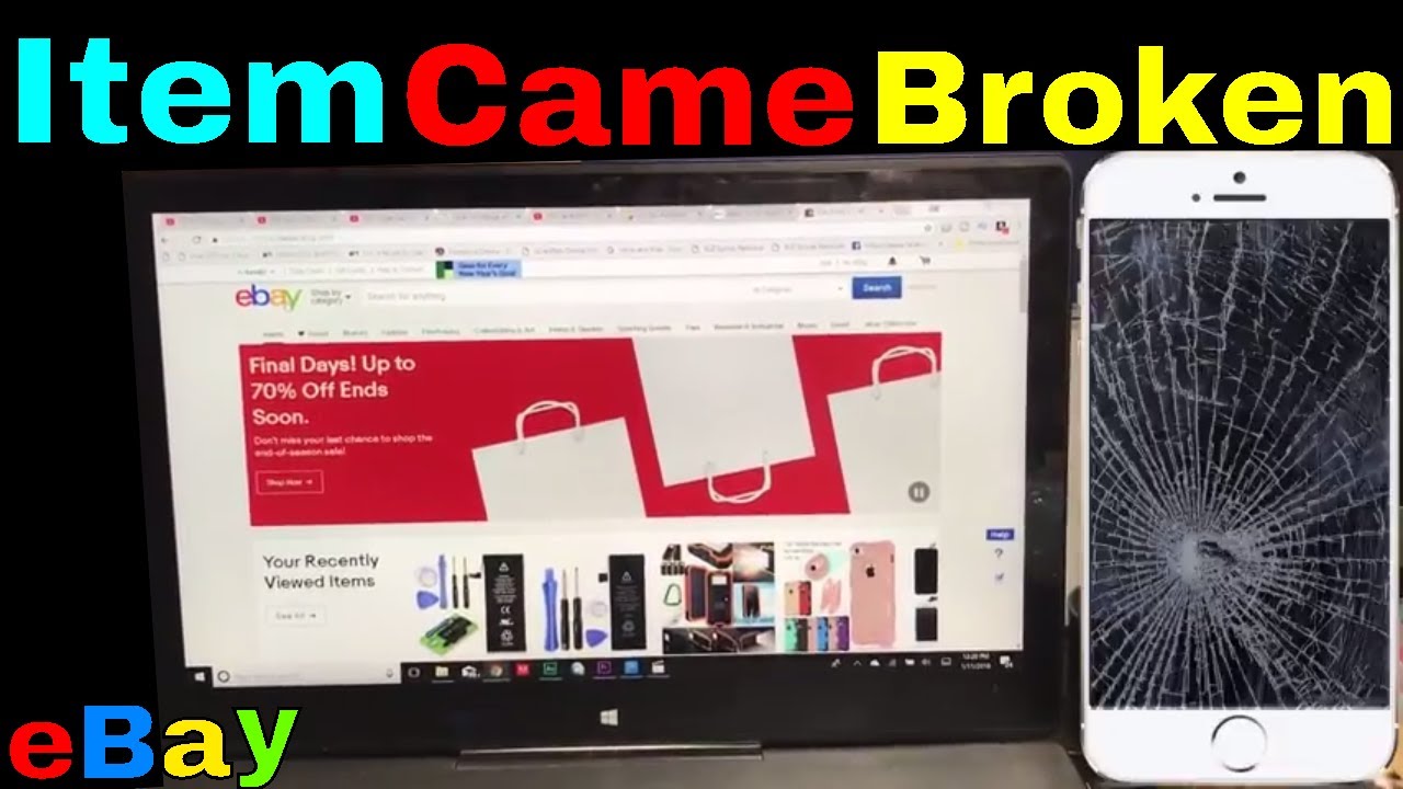 EBay Item Arrived Damaged Or Not As Described How To EBay Get