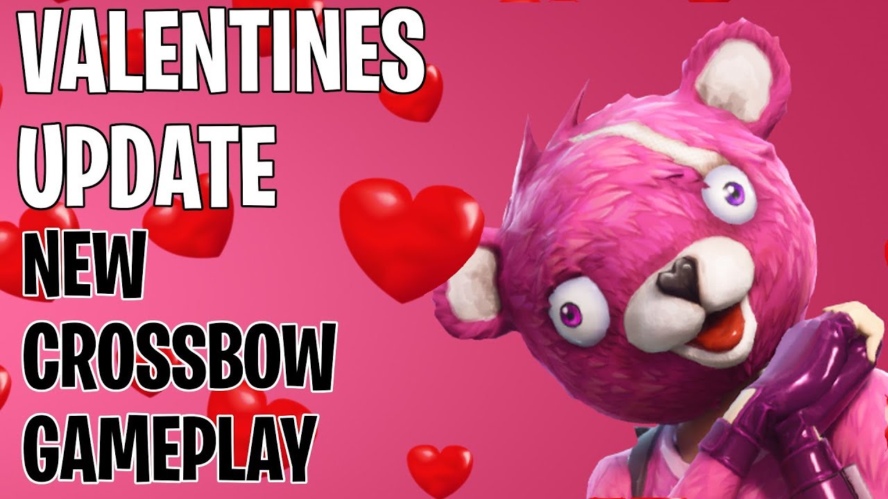 Fortnite - Valentines Update and News Roundup - New Crossbow Gameplay ...