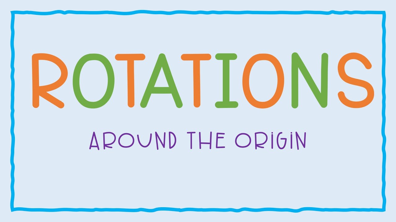 Rotations Around The Origin - YouTube
