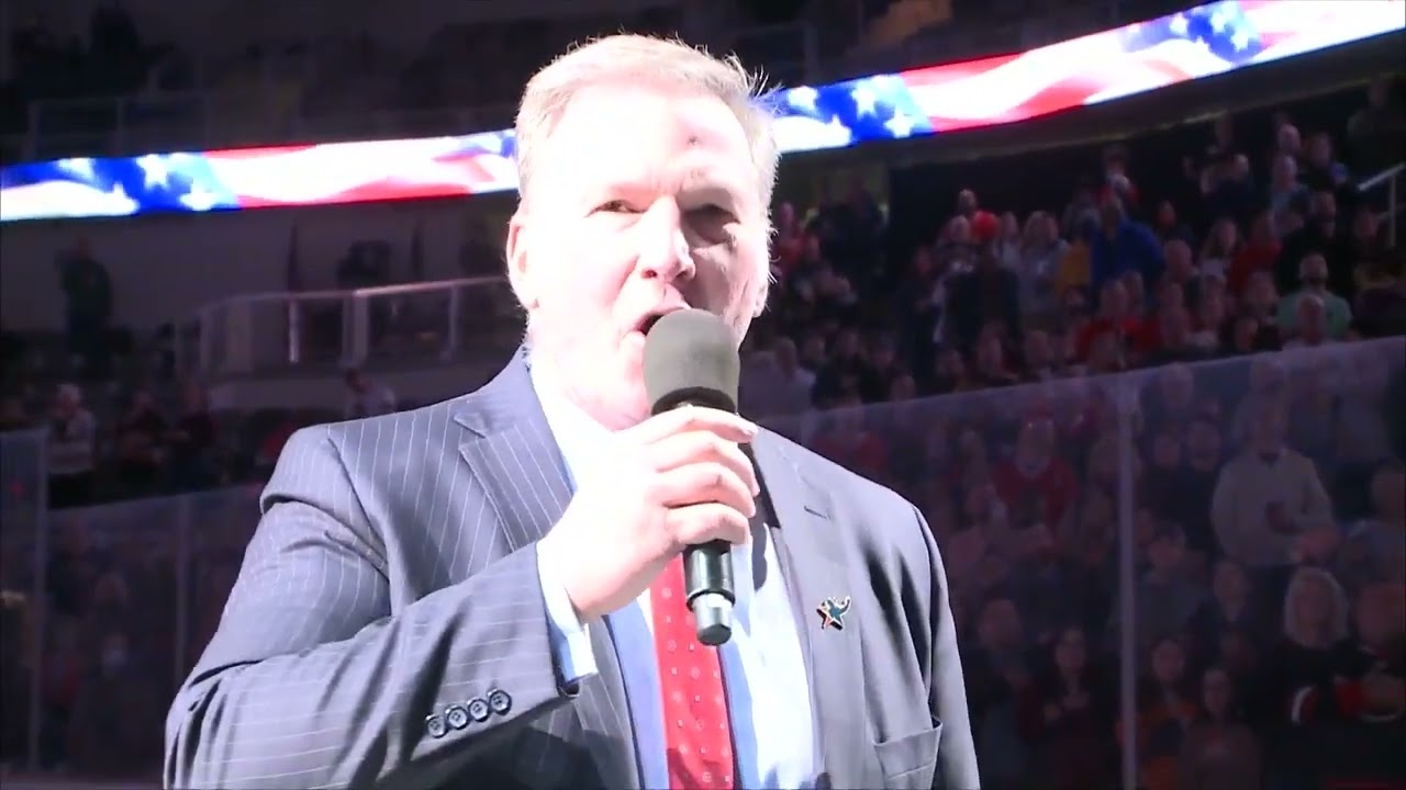 Jim Cornelison – National Anthem at the Indy Fuel (1/22/2022) - YouTube