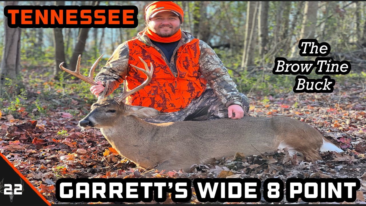 GARRETTS BIG 8 POINT BUCK! Deer hunting 2024, - YouTube