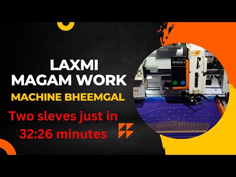 Laxmi magam work machine two sleves just in 32:26minutes - YouTube