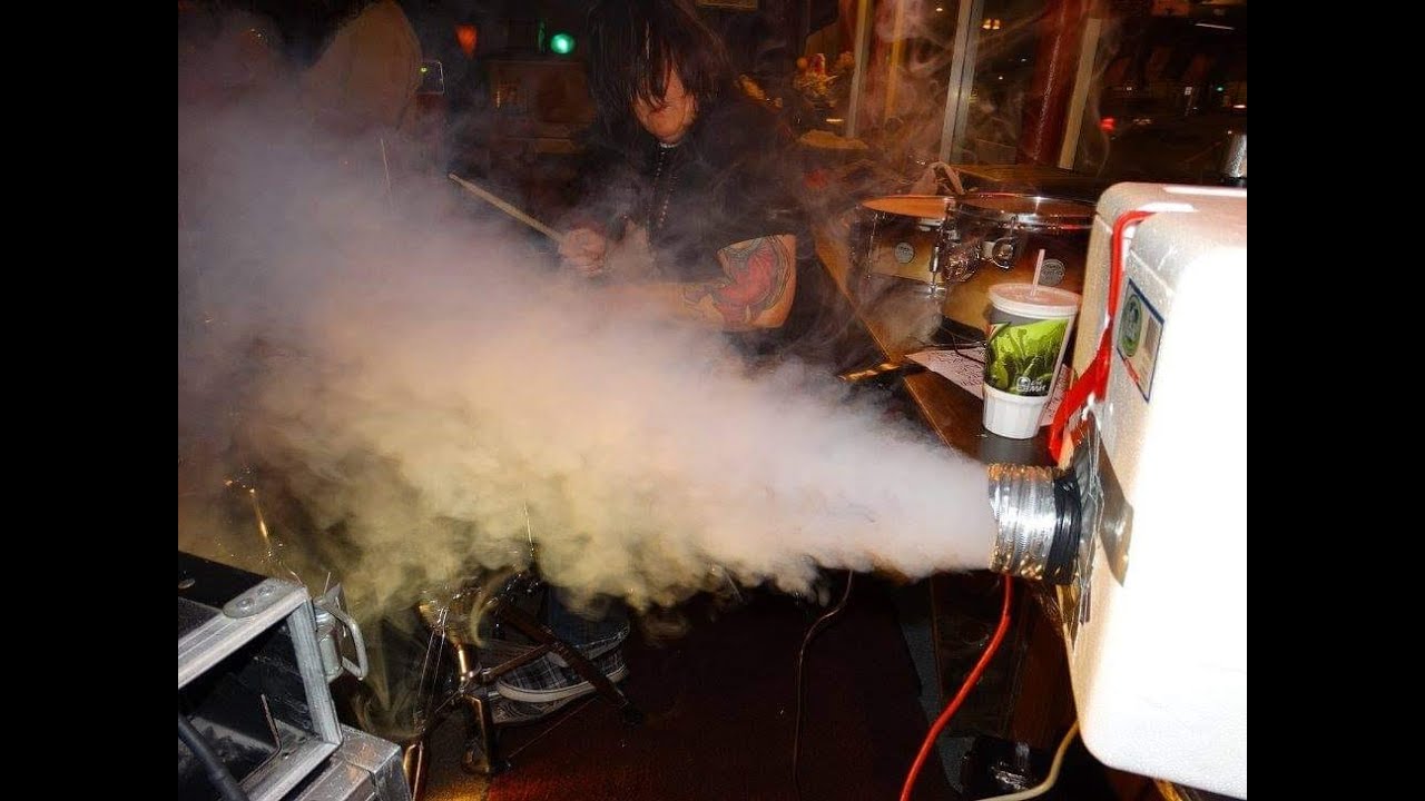 FOG MACHINE FOG COOLER DIY BUILD - YouTube