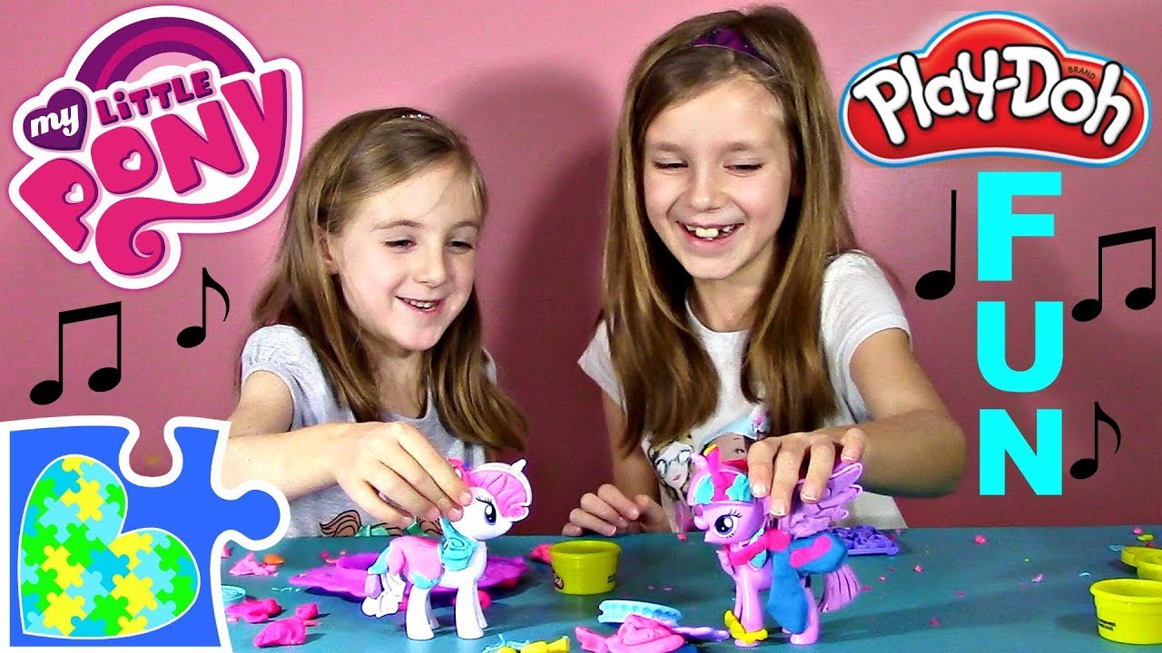 MY LITTLE PONY PLAY-DOH FUN! MLP Play Doh Dress Up Set - YouTube