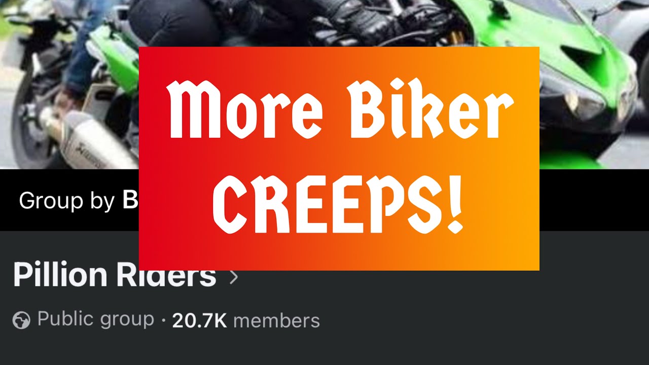 Biker Facebook IS A CREEP MAGNET 🧲 (More from Pillion Riders) - YouTube