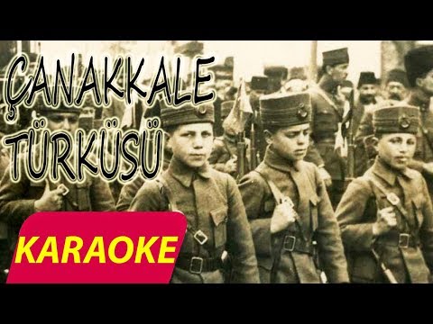 Çanakkale Türküsü--KARAOKE (Si Tonunda)