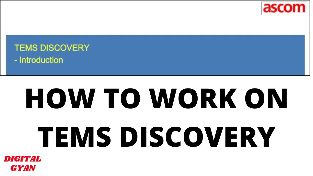 HOW TO WORK ON TEMS DISCOVERY || By Chandra Mohan Singh - YouTube