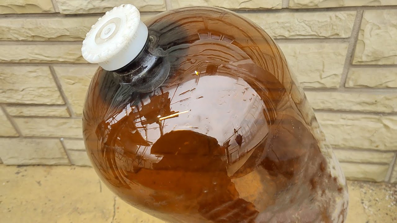 Never throw away an empty plastic keg! A brilliant idea with your own ...