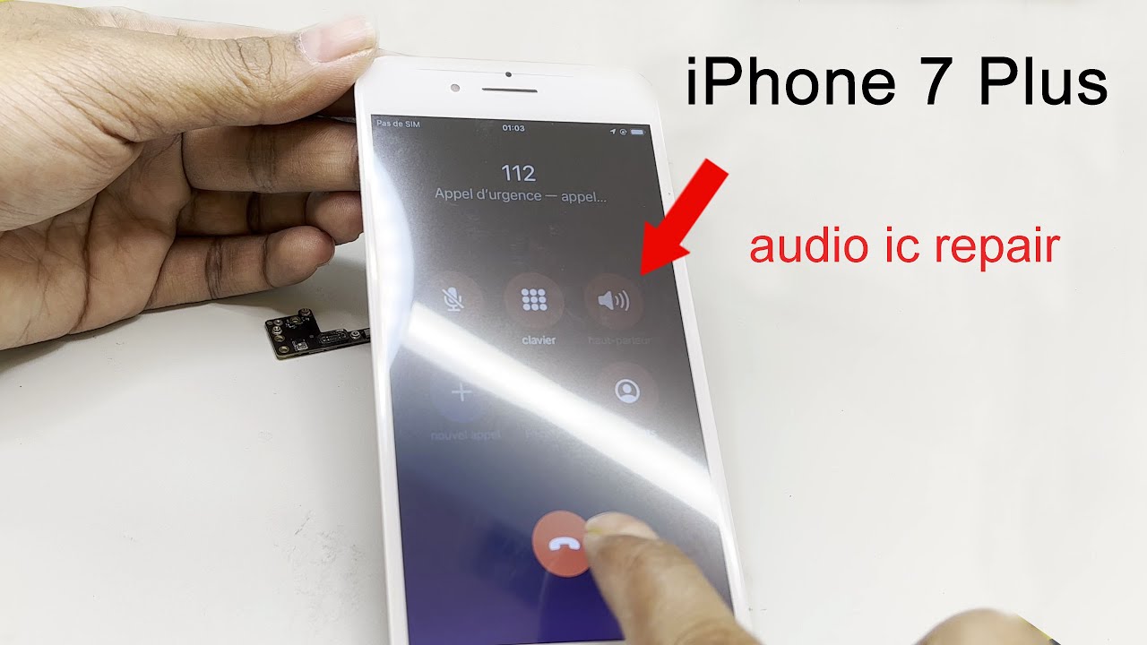 iPhone 7 Plus Audio ic Repair | Microphone Problem Fix - YouTube