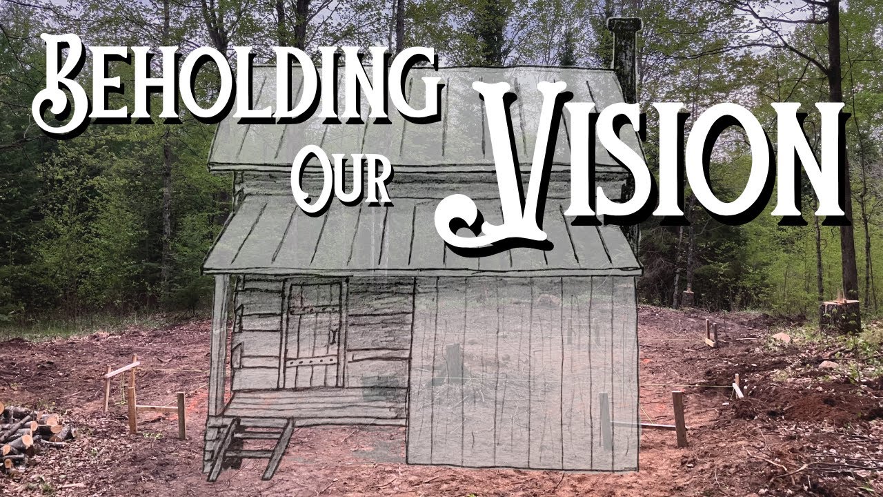 EP#7 Batter Board And String Line Setup | Building An Off Grid Cabin ...