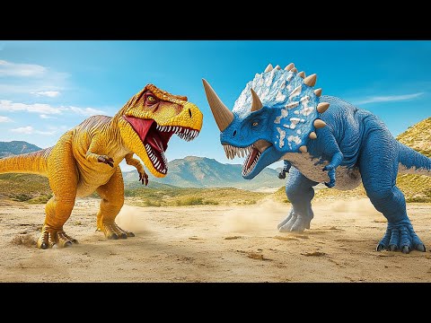 Crazy CARNOTAURUS EVOLUTION DINOSAUR Frog Revenge & Tyrannosaurus Mosasaurus, Jurassic King Monster?