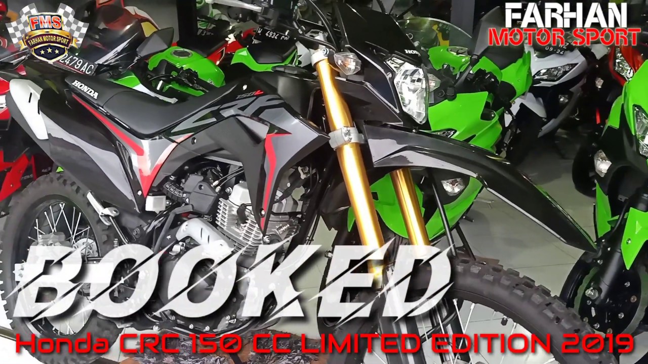 Booked Honda CRF LIMITED EDITION (FMS) GRS - YouTube