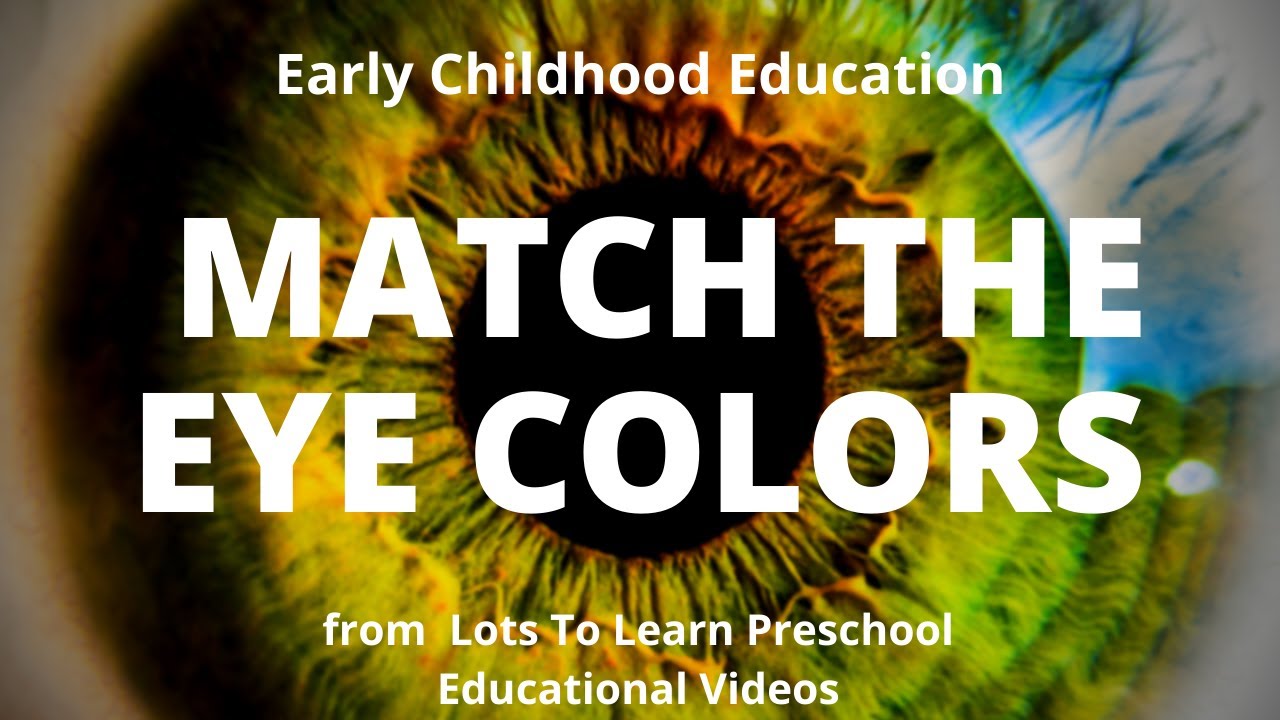 Early Childhood Education | Match The Eye Colors | Educational DVDs and ...