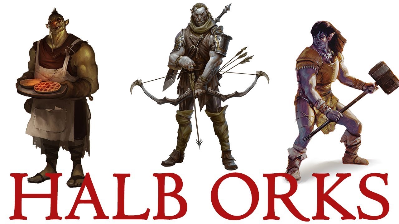 D&D Rassen Vorstellung/Halborks - YouTube
