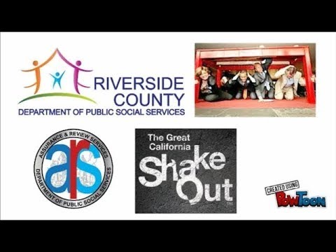 Riverside County DPSS Great Shakeout 2017 - YouTube