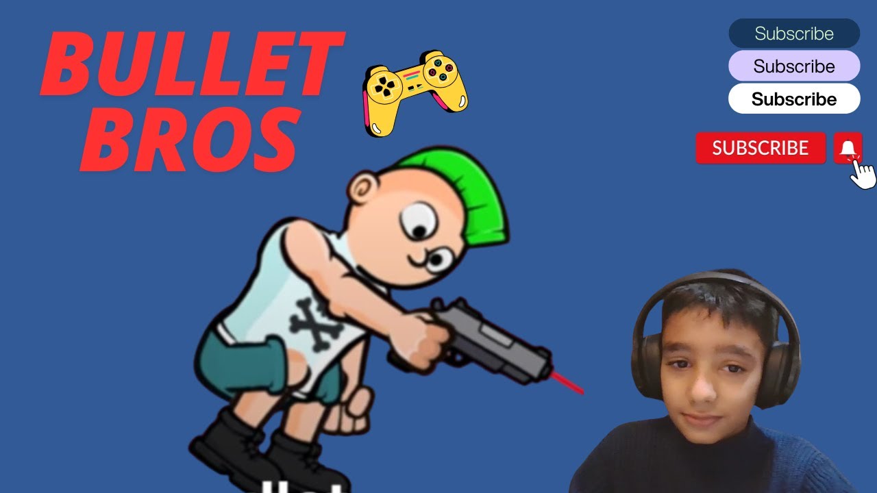 PLAYING bullet bros on poki online games - YouTube