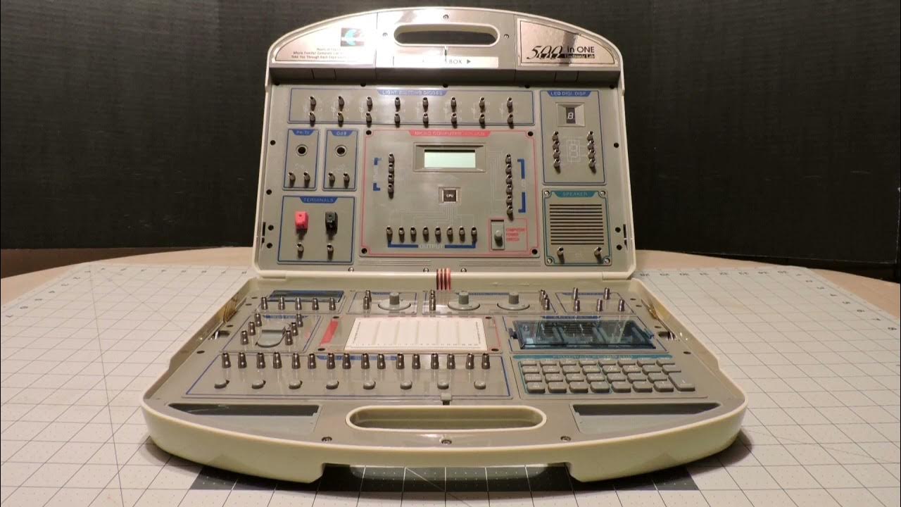 1st Project Maxitronix 500 in 1 Electronic Lab - YouTube