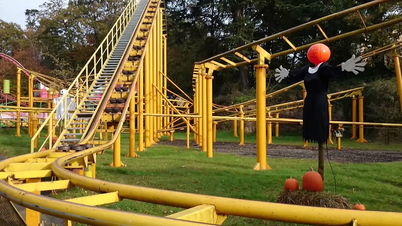 Rhino Roller Coaster Ride At West Midlands Safari Park - YouTube