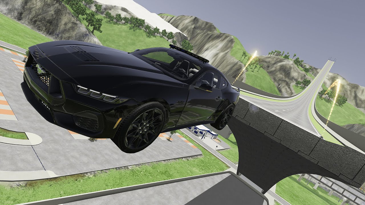 Прыжки с рампы ||| Ramp Car Jumping - BeamNG drive #14 - YouTube