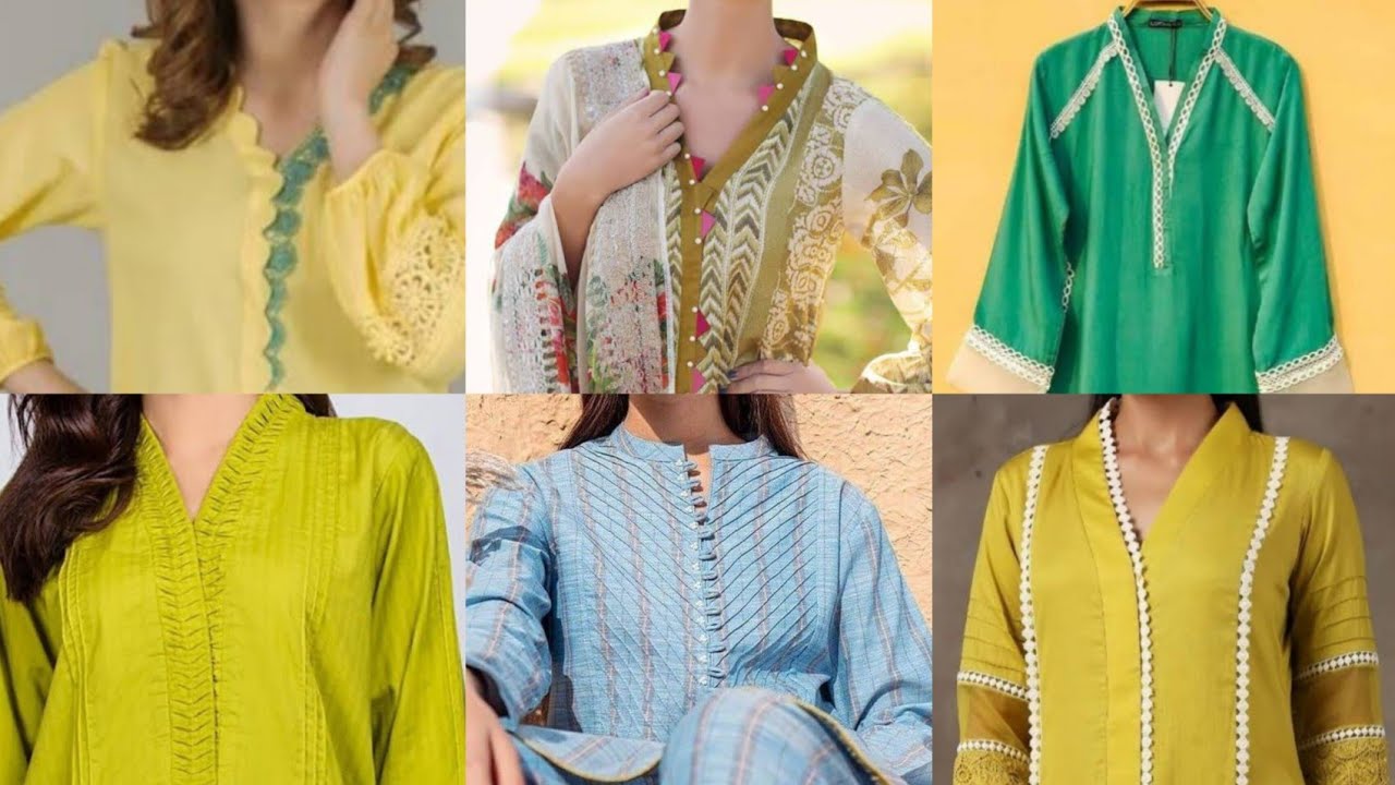 Simple and Easy Ban Neck Design | Ban Collar Neck Design | Neck Design ...