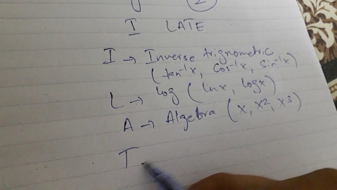 Integration rule for U.V (Integration 2) - YouTube