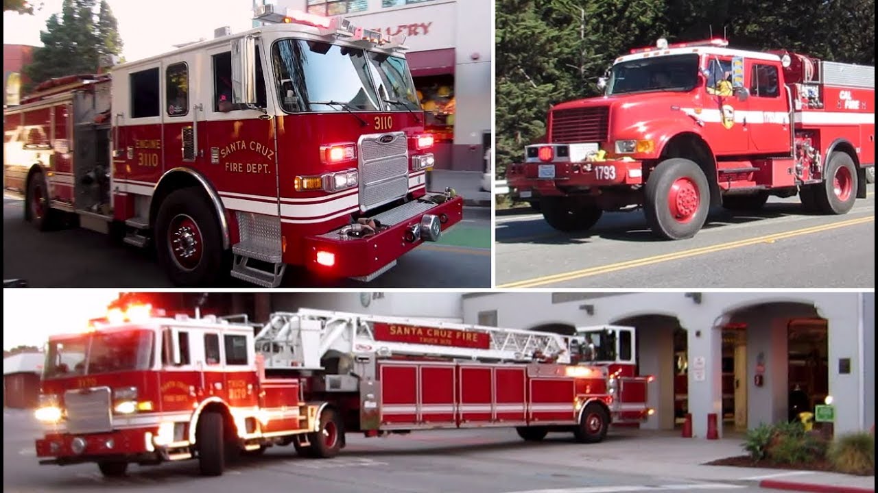 Fire Engines Responding Compilation -BEST OF 2017- - YouTube