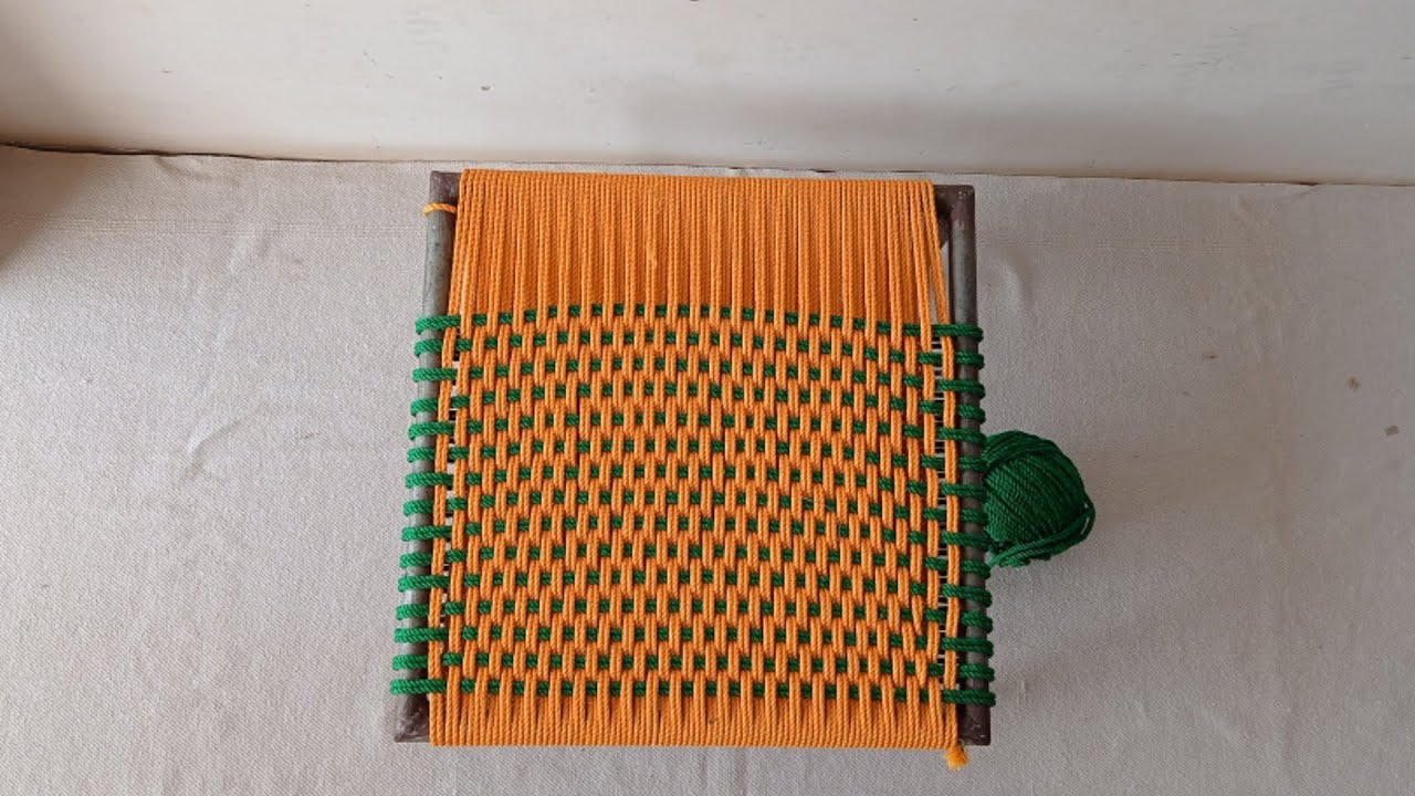 How To Weave A Rope Seat / Stool / Chair , Pidha Kaise Banaen , Mourya ...