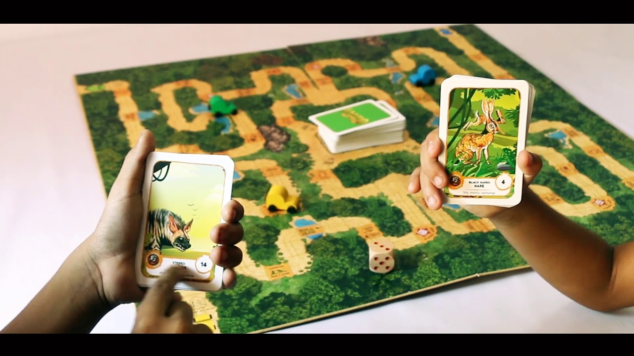 Kadoo Spots & Stripes - Nilgiri safari board game - YouTube