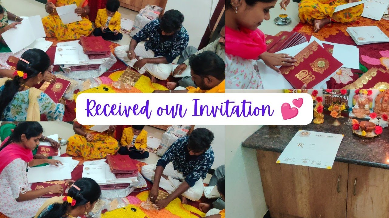 Received our Invitation 💕 #marriageseries #invitation #happymoments # ...