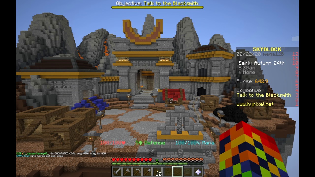 Hypixel Skyblock - Ep 5 - Iron Minion! - YouTube