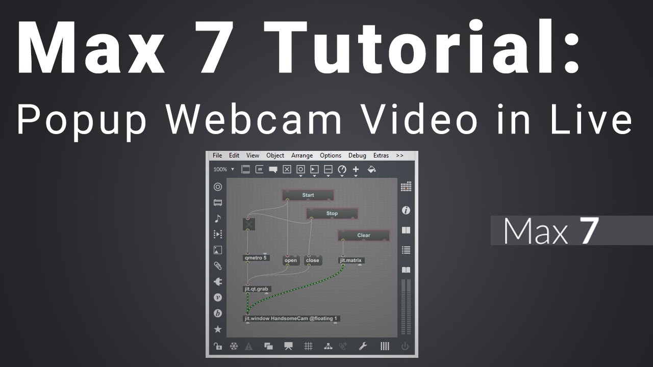 Max 7 Tutorial: Floating Webcam Popup in Live - YouTube