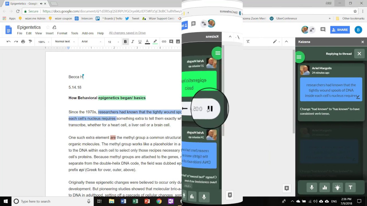 Kaizena for Students - Reviewing Feedback - YouTube