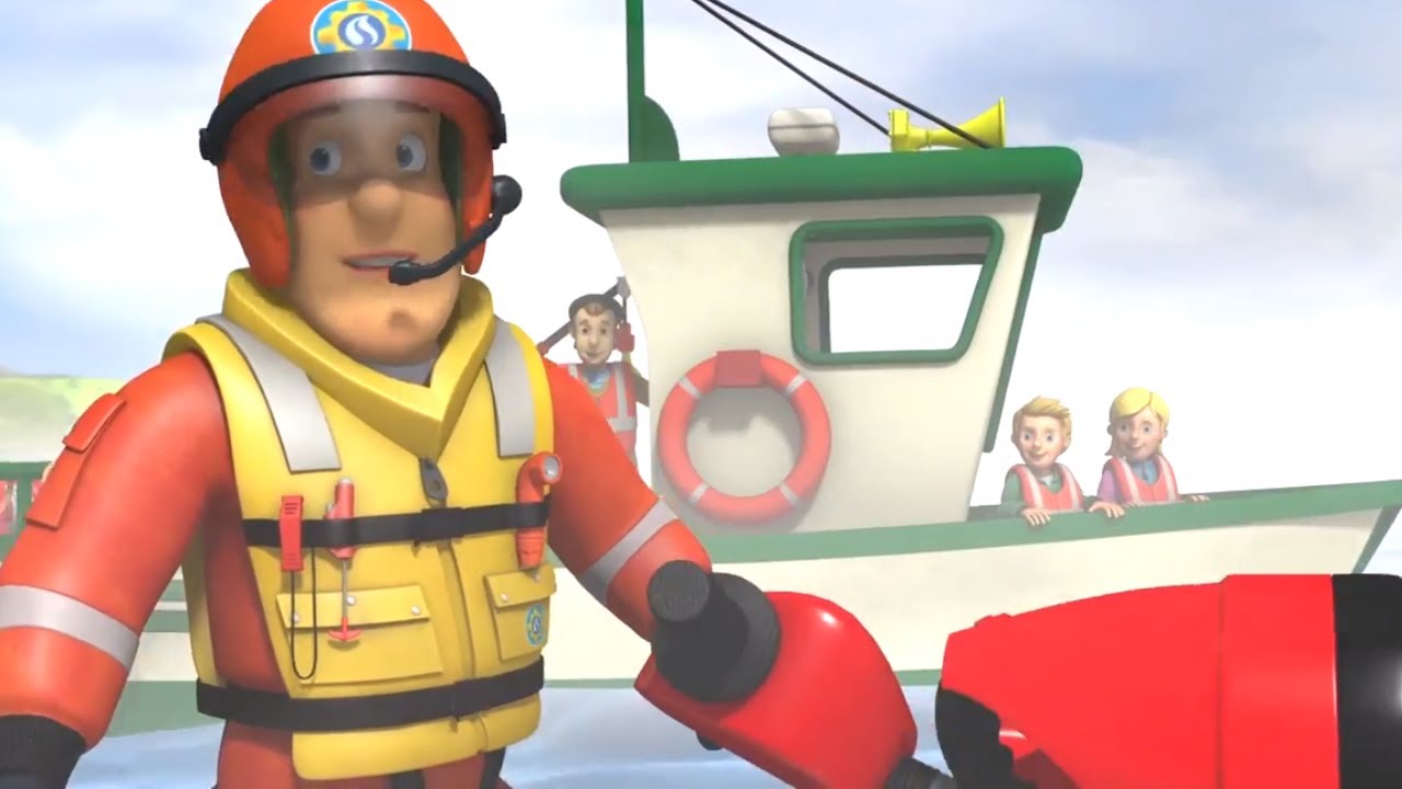 Fireman Sam US 🚒Boat Rescue 🚤 Best Rescue Compilation 🔥Kids Movie - YouTube