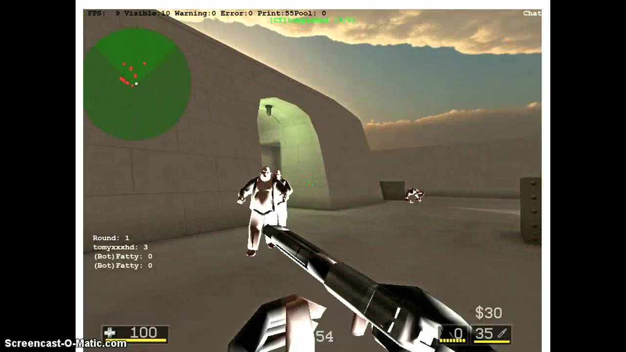 jugando Counter CS portable matando zombies - YouTube