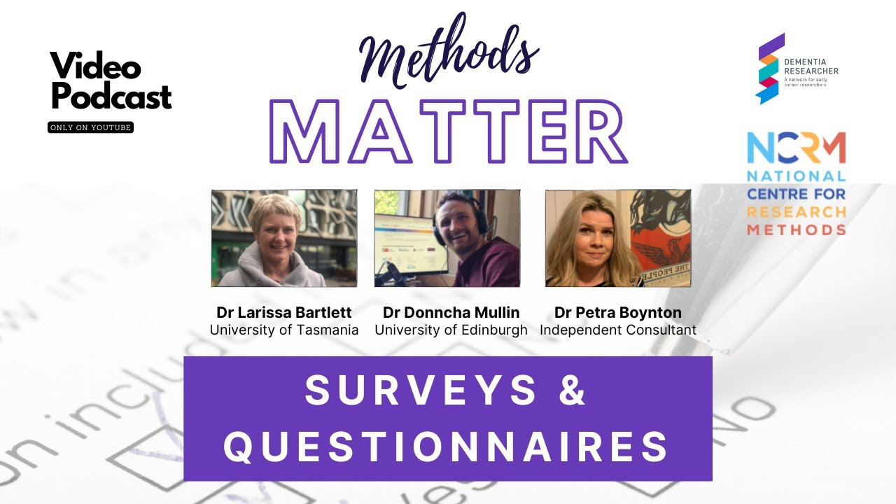 Methods Matter - Surveys & Questionnaires - YouTube