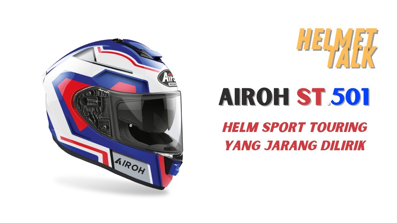 #review Helmet Talk - Airoh ST501 - Helm Sport Touring yang Jarang ...